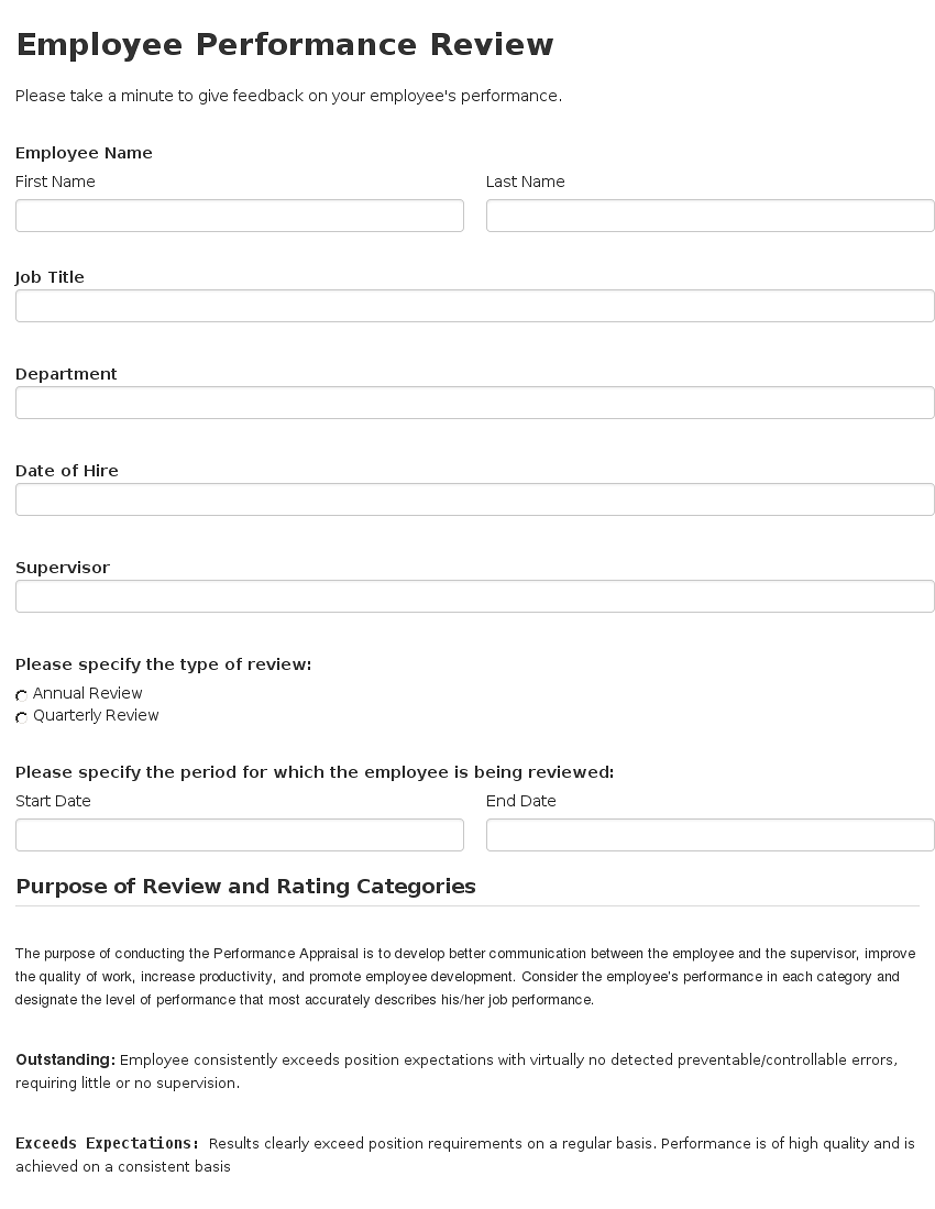 What Are Some Good 90 day Review Templates 